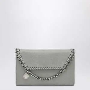 Stella McCartney Light Falabella Crossbody Wallet Bag - Grey