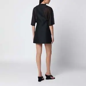 Balenciaga Wool And Silk Mini Dress