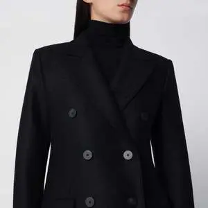 Harris Wharf London Long Double-breasted Wool Coat