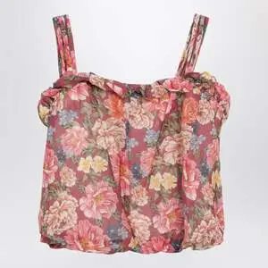 Chloé Cotton And Silk Floral-pattern Top