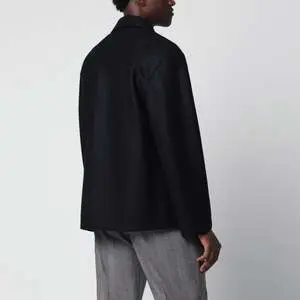 Harris Wharf London Short Double-breasted Wool Coat