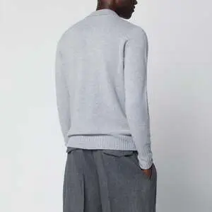 DRUMOHR Light Wool Polo Shirt - Grey