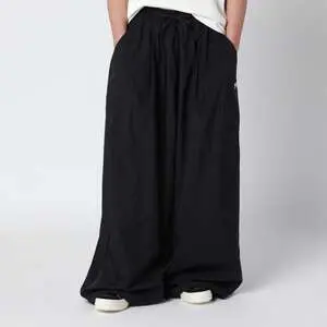 ADIDAS Y-3 Wide 3-stripes Raw Edge Trousers - Black
