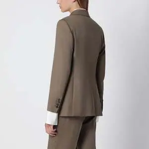 Max Mara Camel Double-breasted Wool Jacket