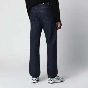 Stone Island Regular Straight Jeans In Rinsed Denim