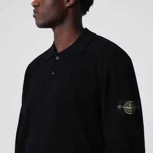 Stone Island Wool Polo Sweater