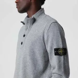 Stone Island Mélange Wool Blend Sweater