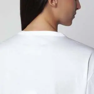 MAISON MARGIELA Cotton Jersey T-shirt With Embroidered Logo