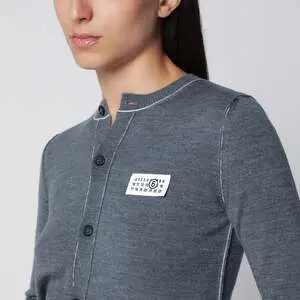 MAISON MARGIELA Mélange Wool-blend Cardigan