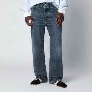 JEANERICA Vega Dark Vintage-effect Jeans - Blue