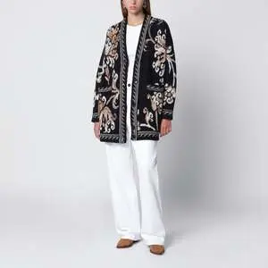 Etro Wool Jacquard Cardigan