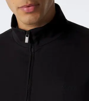 Gucci Cotton-blend Jersey Track Jacket