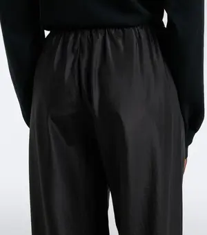 THE ROW Gala Silk Wide-leg Pants