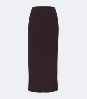 Roland Mouret Crepe Pencil Skirt - Brown