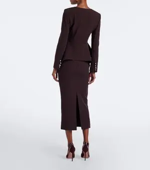 Roland Mouret Crepe Pencil Skirt