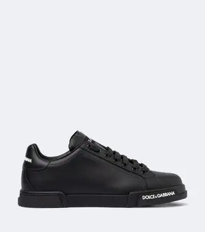 Dolce & Gabbana Port Light Leather Sneakers