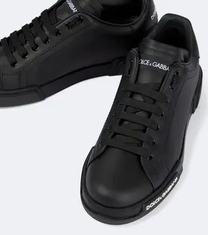 Dolce & Gabbana Port Light Leather Sneakers