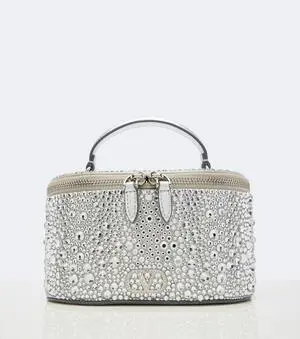 Valentino Garavani Vlogo Small Embellished Vanity Bag