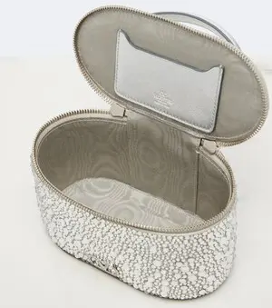 Valentino Garavani Vlogo Small Embellished Vanity Bag