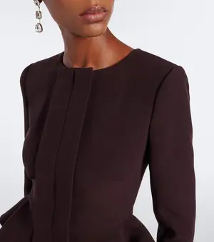 Roland Mouret Peplum Crepe Jacket
