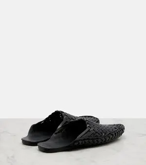 THE ROW Woven Leather Mules