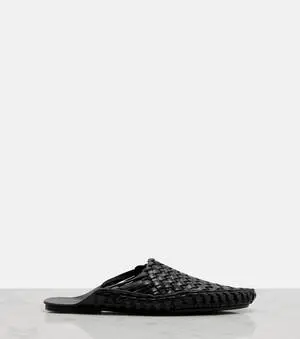 THE ROW Woven Leather Mules