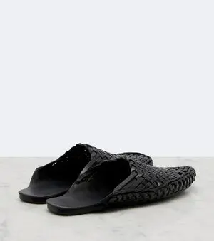 THE ROW Woven Leather Mules