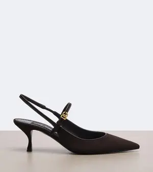 Dolce & Gabbana Dg Suede Slingback Pumps