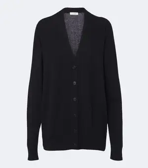 THE ROW Pelagia Cashmere Cardigan - Black