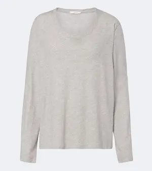THE ROW Fraya Cotton T-shirt - Grey