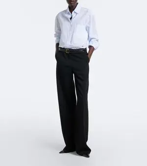 THE ROW Gavina Cotton Chambray Shirt