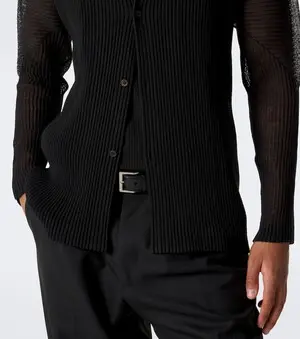 Issey Miyake Rustic Mesh Pleated Shirt