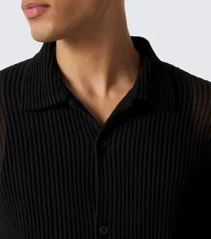 Issey Miyake Rustic Mesh Pleated Shirt