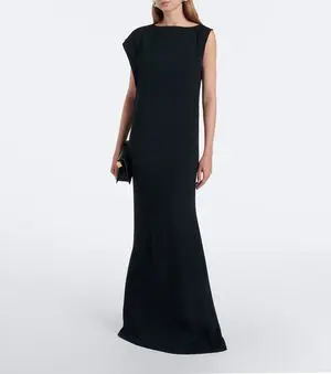 Jacquemus Drapee Jersey Maxi Dress