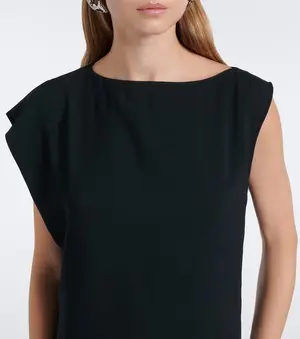 Jacquemus Drapee Jersey Maxi Dress