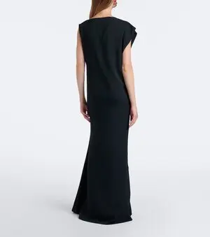 Jacquemus Drapee Jersey Maxi Dress