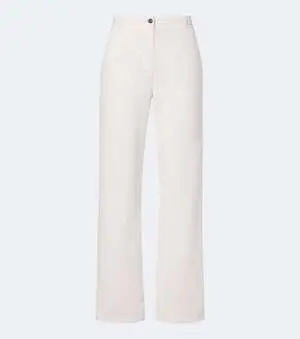 THE ROW Berit Straight Jeans - White