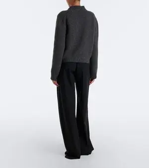 THE ROW Gala Wool Wide-leg Pants