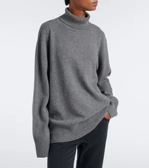 THE ROW Stepny Wool-blend Turtleneck Sweater