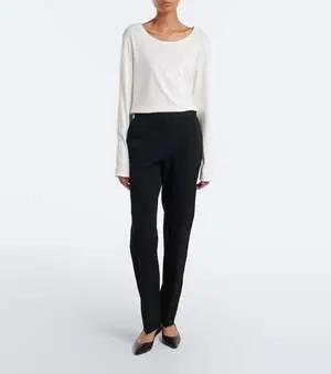THE ROW Cyril Wool-blend Slim Pants