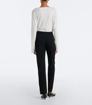 THE ROW Cyril Wool-blend Slim Pants