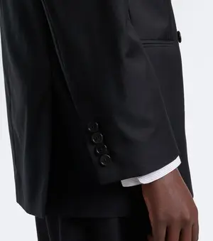 THE ROW Isani Double-breasted Virgin Wool Blazer