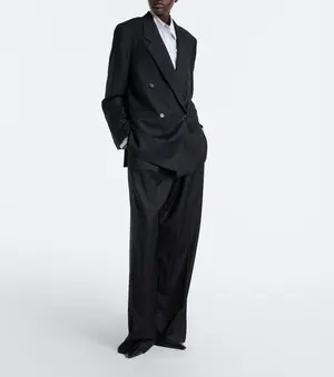 THE ROW Isani Double-breasted Virgin Wool Blazer