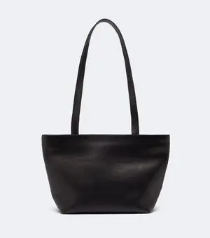 THE ROW Parker Medium Leather Tote Bag - Black