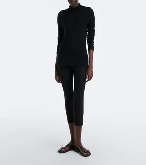 THE ROW Phaed Ribbed-knit Cashmere Sweater