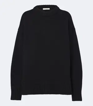 THE ROW Ophelia Wool And Cashmere Sweater - Black