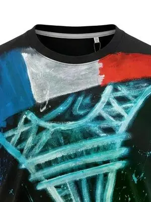 NOT PRINTED Graphic-print T-shirt - Black