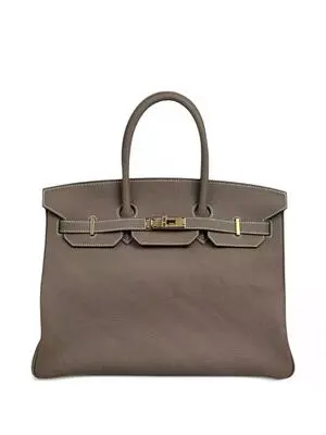 Hermès 2023 Birkin 35 Handbag - Grey