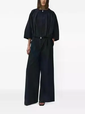 Simkhai Leroy Pleated Wide-leg Trousers