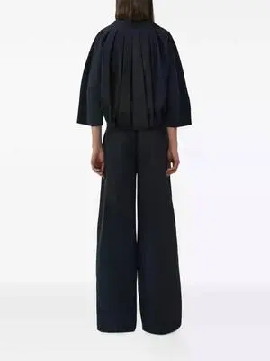 Simkhai Leroy Pleated Wide-leg Trousers